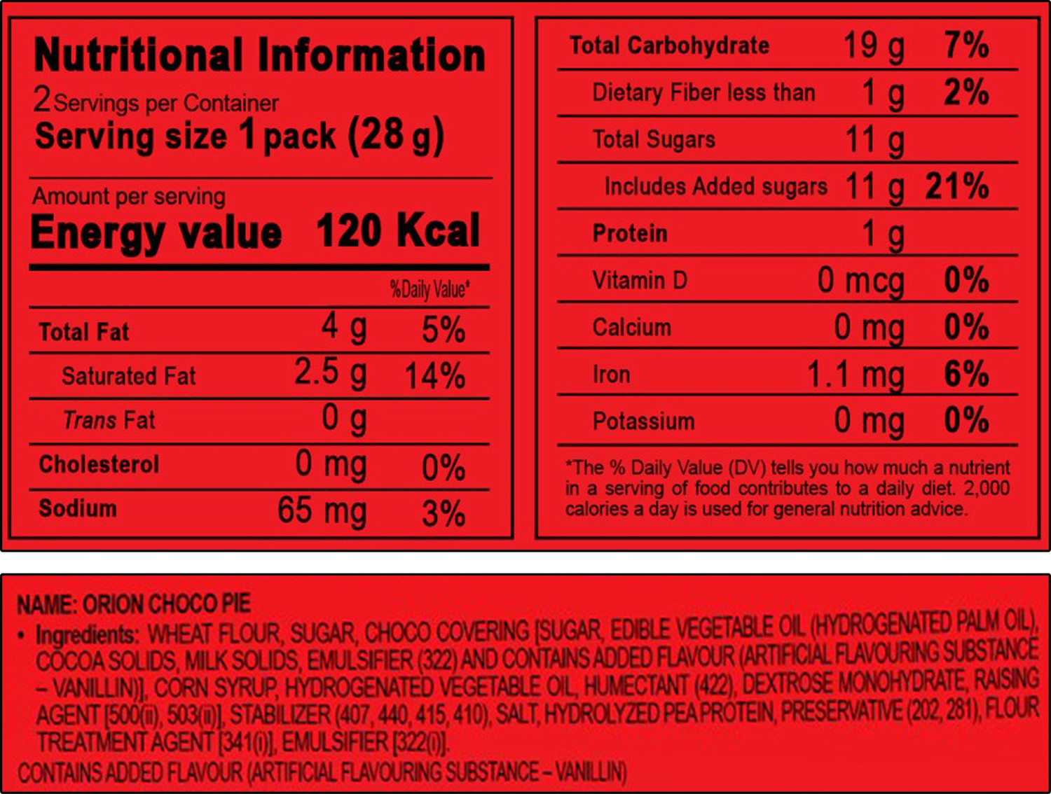 ORION Choco Pie Cream Filled Biscuit (50 g) - Price History