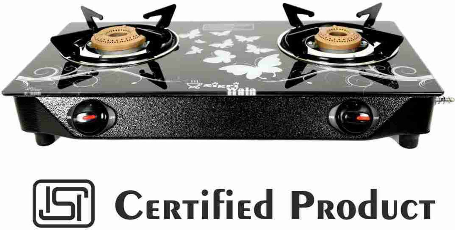 Sigri-wala Primecook Manual Cute Design Toughened Glass Gas Stove ...