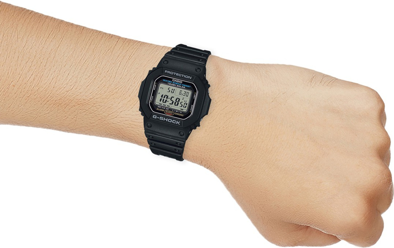 CASIO G-5600UE-1DR G-Shock G-5600UE-1DR Dial Black Resin Strap Digital ...