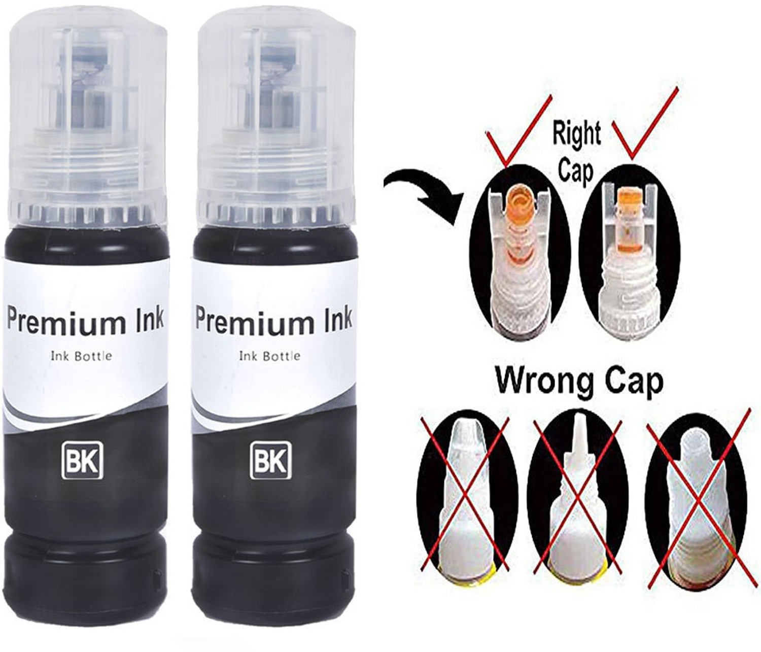 GREENBERRI 003 Ink for Epson L3110, L3150, L3250, L3152, L3210 Printer ...