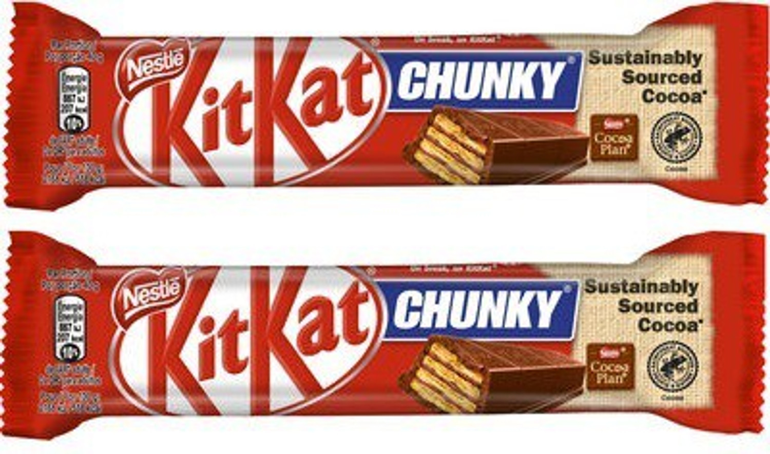 NESTLE KitKat Chunky Milk Chocolate, 2 x 40g Bars (2 x 40 g) - Price ...