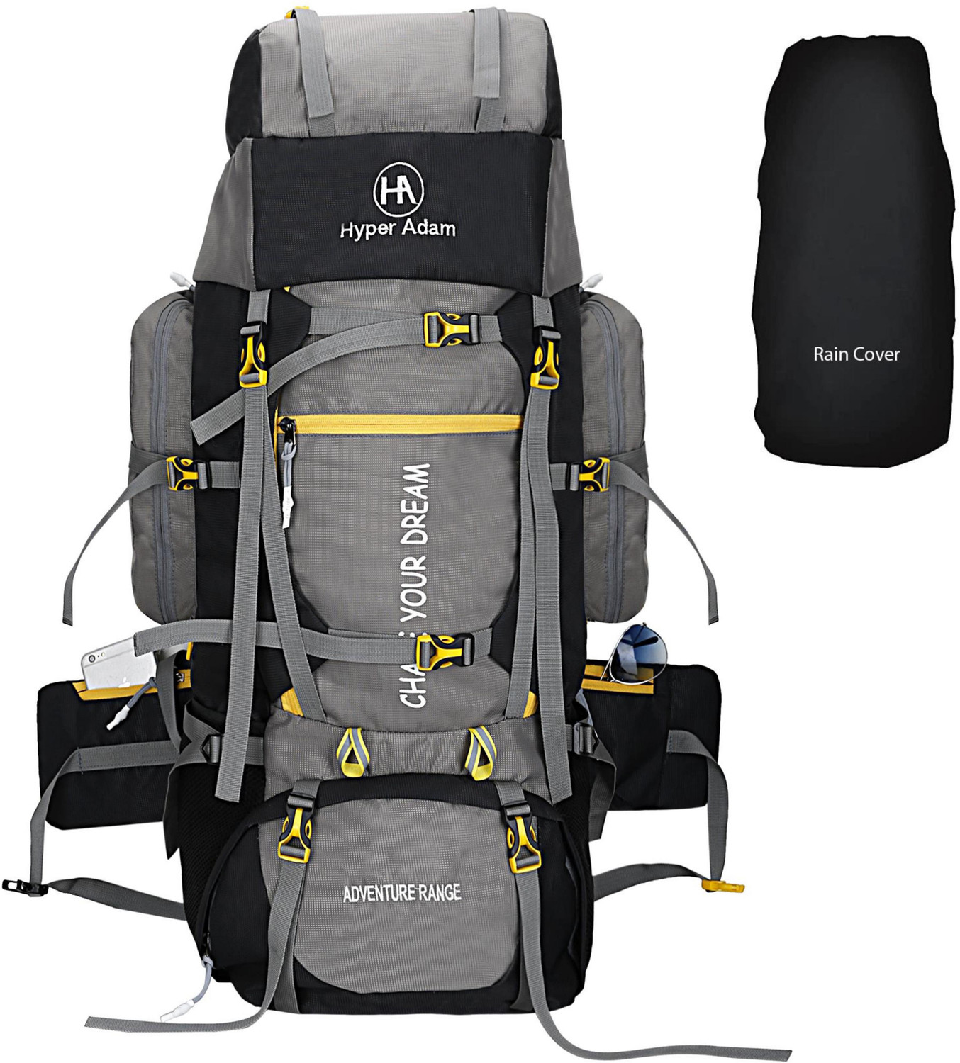 Hyper Adam TRAVEL BACKPACK FOR OUTDOOR SPORT HIKING TREKKING BAG ...