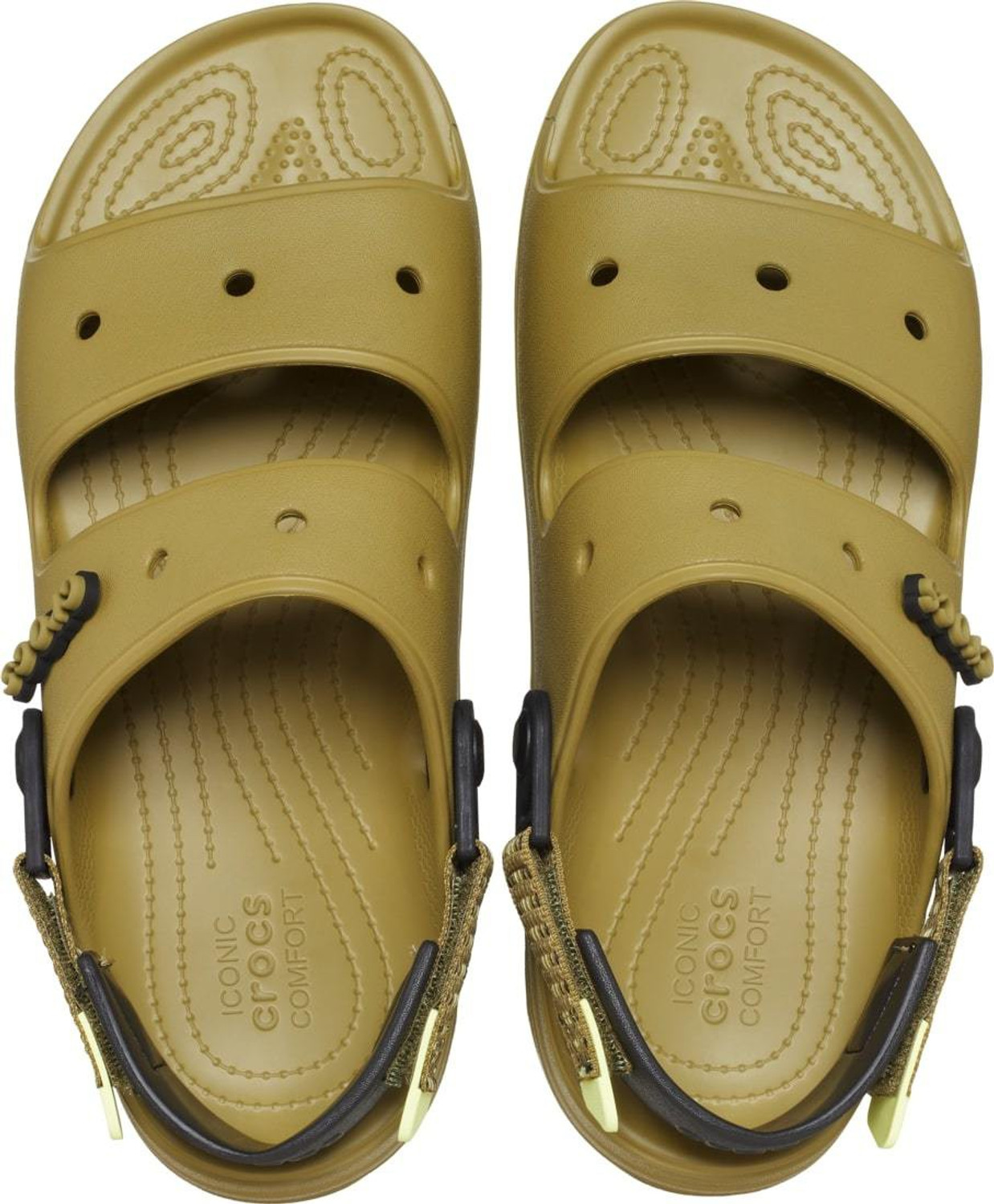 CROCS & Women All-Terrain Aloe /Olive Unisex Men Casual (Brown , 4 ...