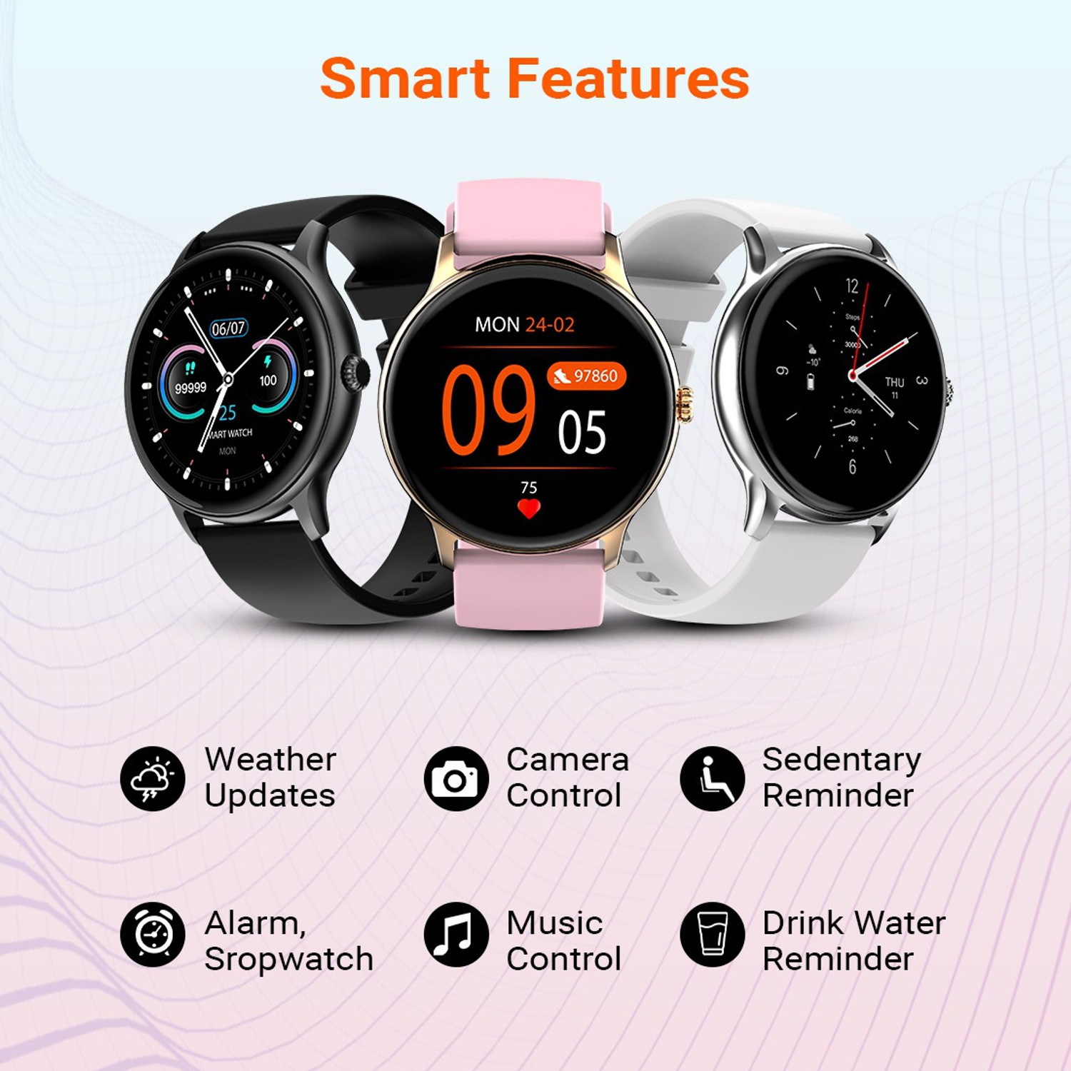 Fire-Boltt Hurricane 1.3 inch Curved Glass Display with 360 Health ...