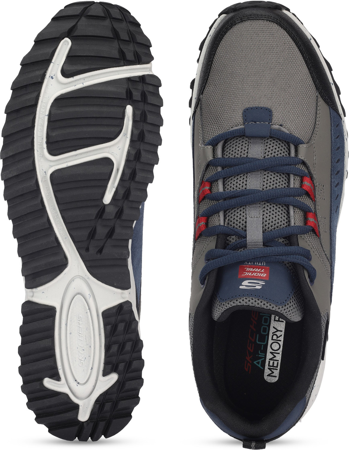 Skechers SKECHERS BIONIC TRAIL - ROAD Running Shoes For Men (Multicolor ...