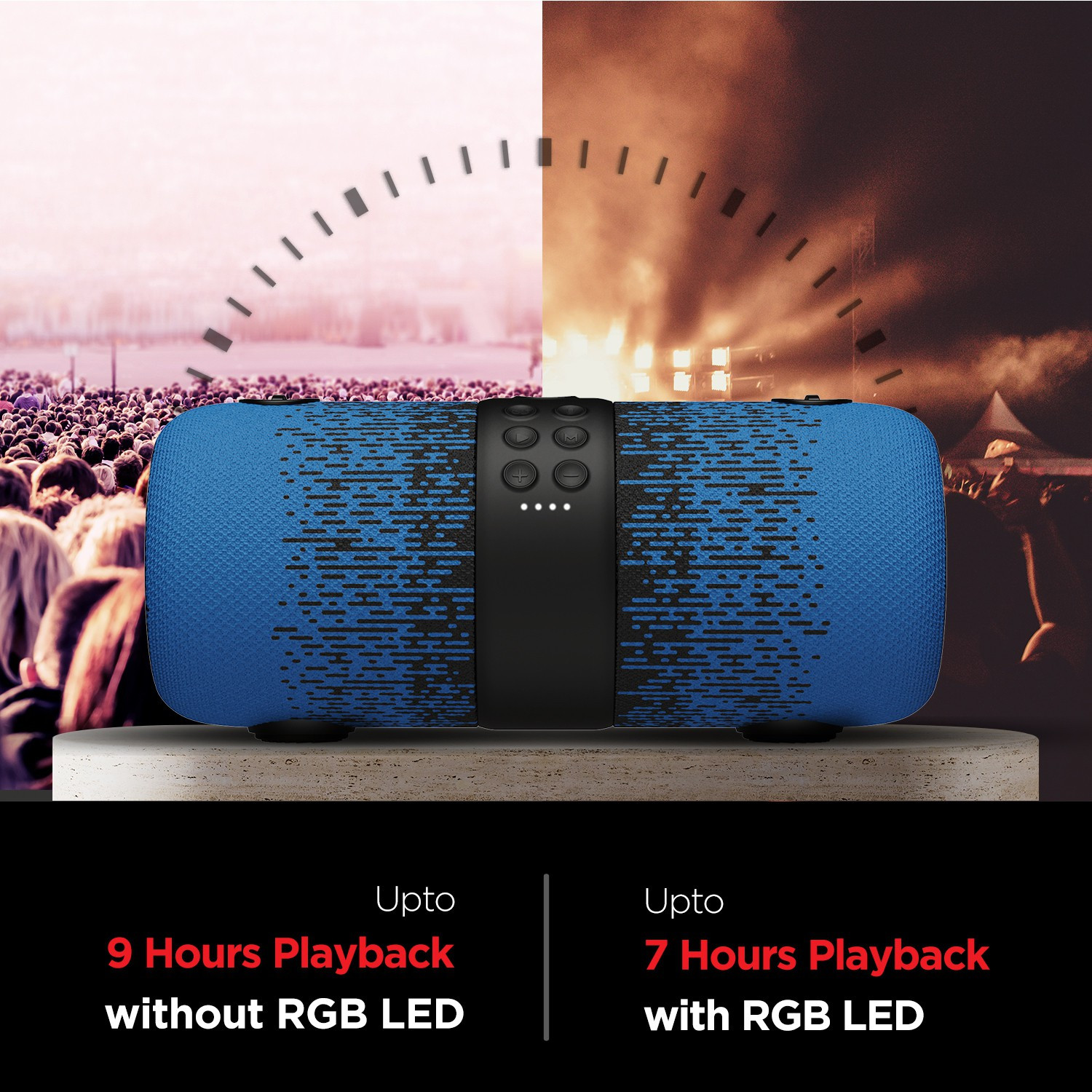 boAt Stone 1200F Sunburn Edition with upto 9 Hours Playback and RGB ...