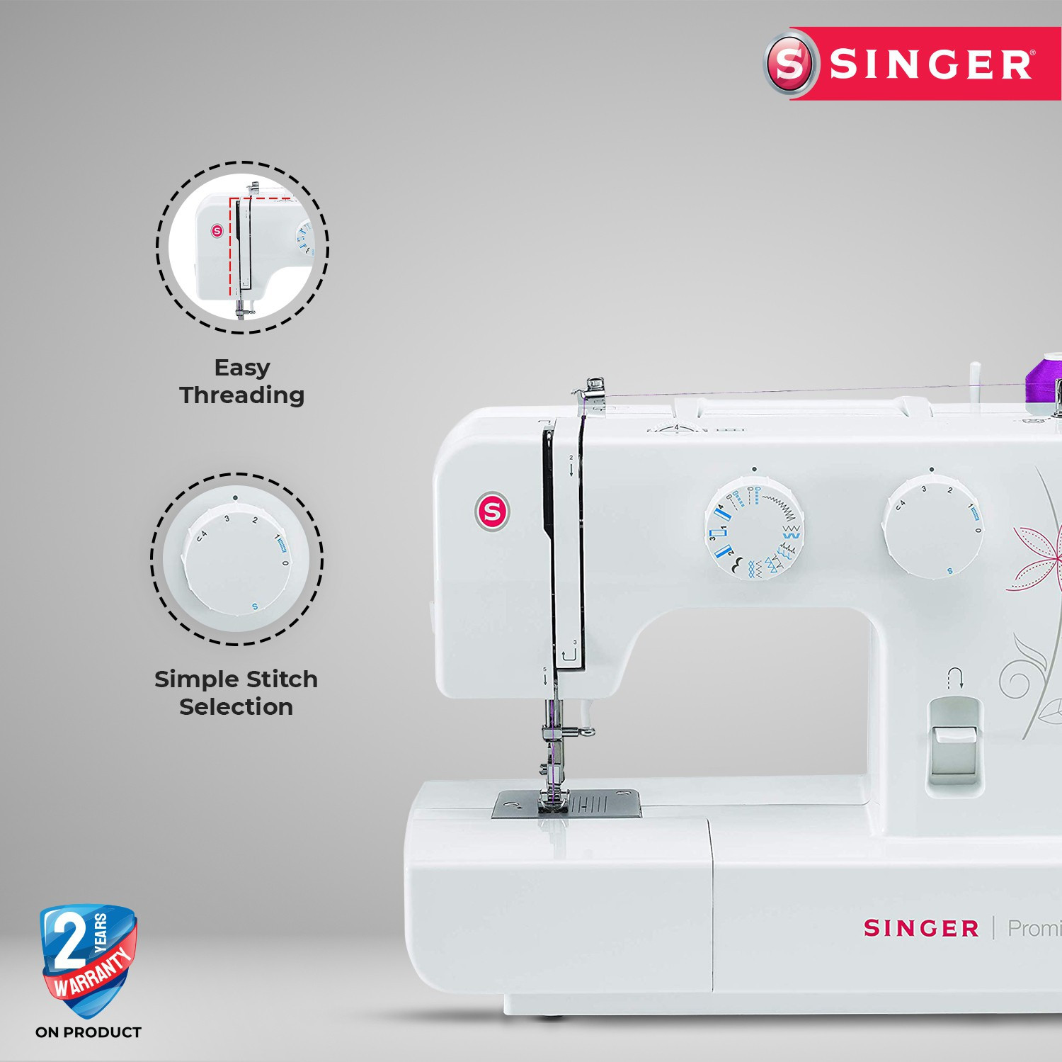 Singer FM 1412 Electric Sewing Machine ( Built-in Stitches 12) - Price ...