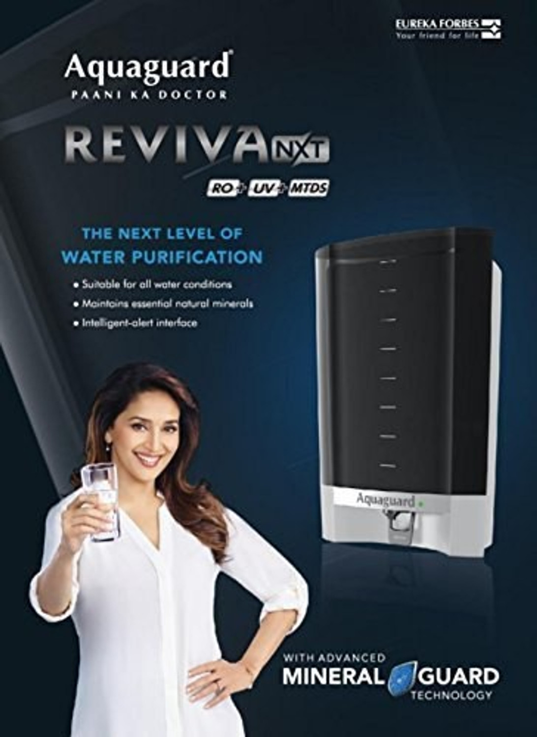 EUREKA FORBES GWPDRRUME30000 8.5 L RO + UV + UF + Copper Water Purifier ...