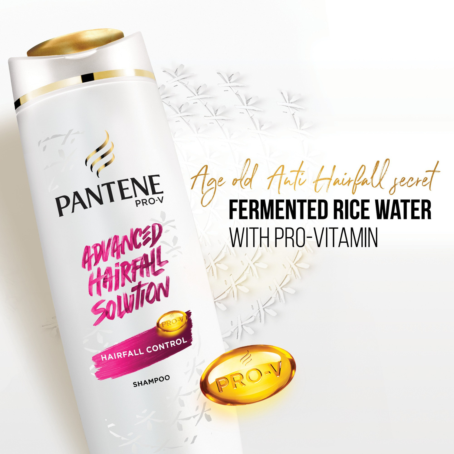 PANTENE Hair Science Hairfall Control Shampoo,lesser hairfall (340 ml ...