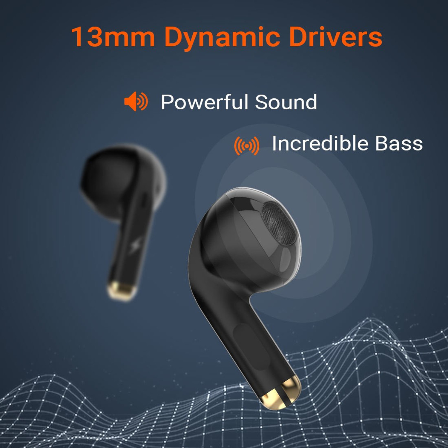 Fire-Boltt Fire Pods Ninja G201 Earbuds TWS IWP HD Calls, Quick Charge ...