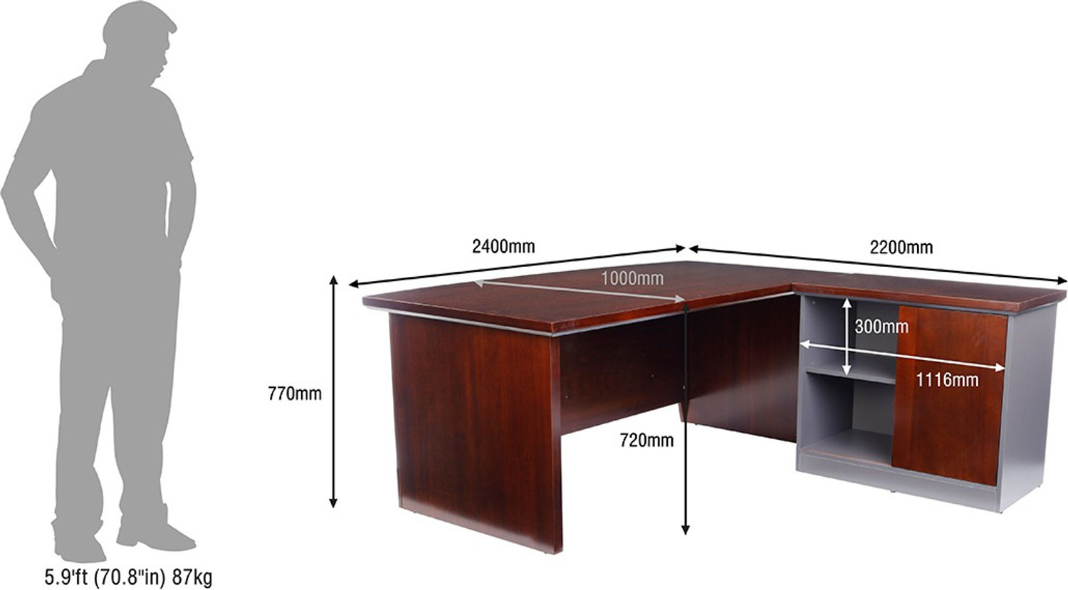 Durian ARROW Engineered Wood Office Table - Price History