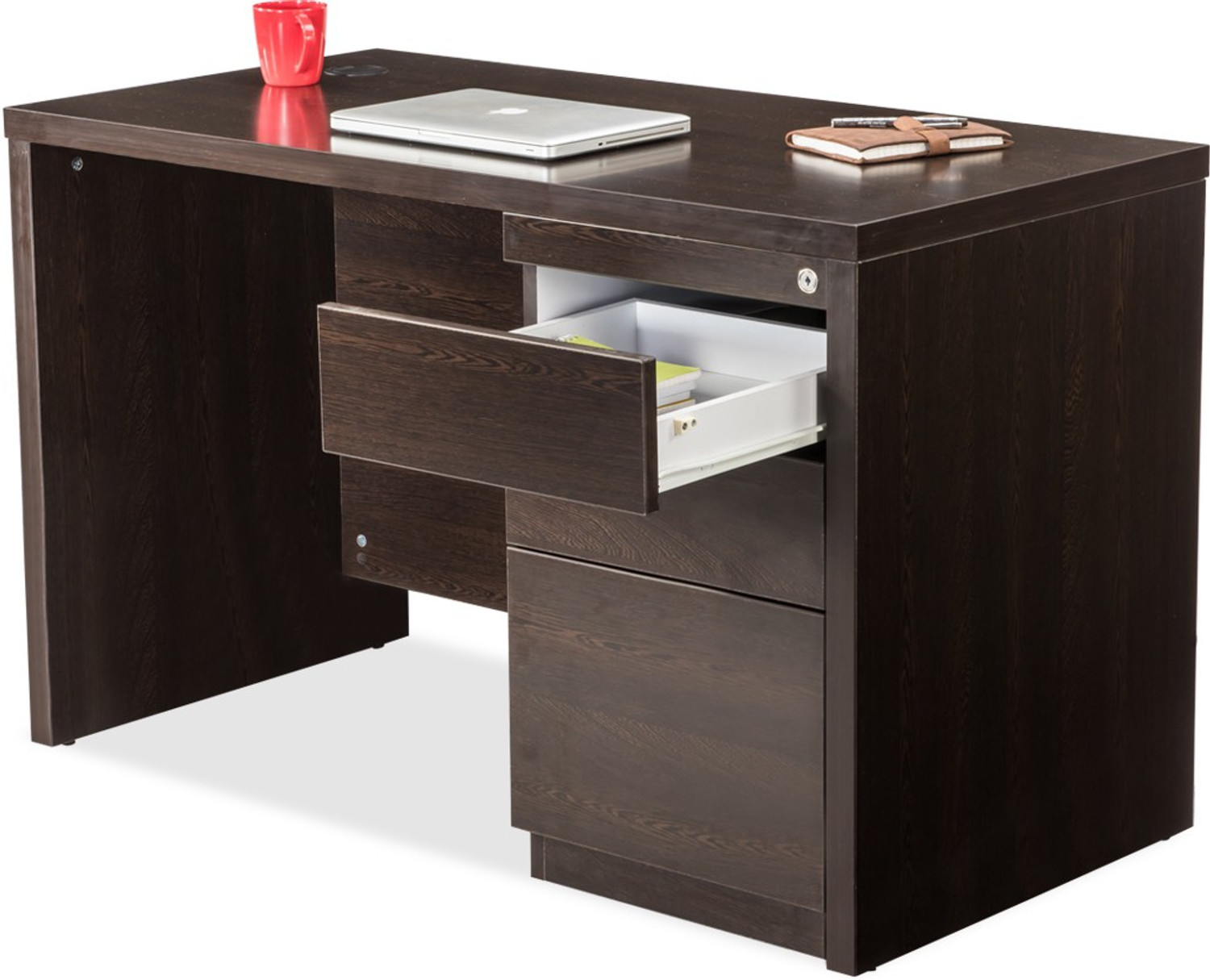 Durian DWS /34753 Engineered Wood Office Table (Free Standing, Finish ...