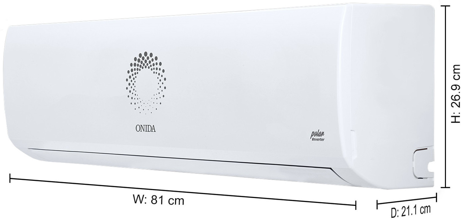 ONIDA 2023 Model 1.5 Ton 3 Star Split Inverter AC - White (IR183PRS ...
