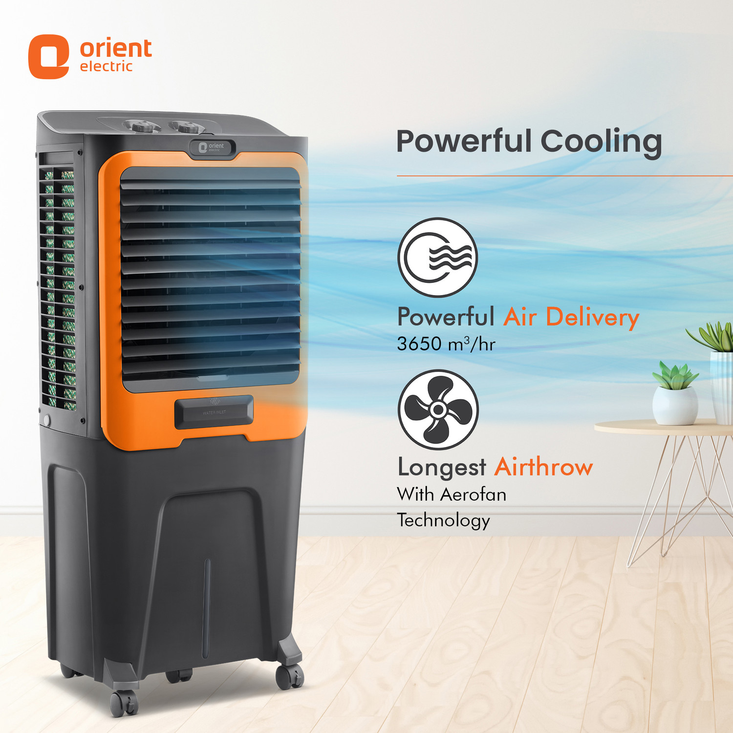 Orient Electric 88 L Desert Air Cooler (Orange, Grey, ULTIMO CD8803H) - Price History