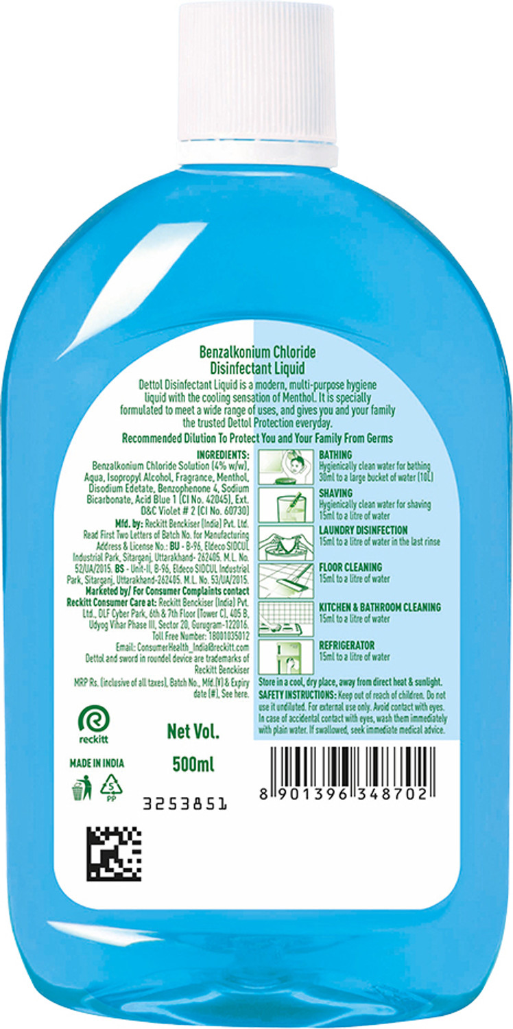 Dettol Disinfectant Menthol Cool Menthol Cool (500 ml) - Price History