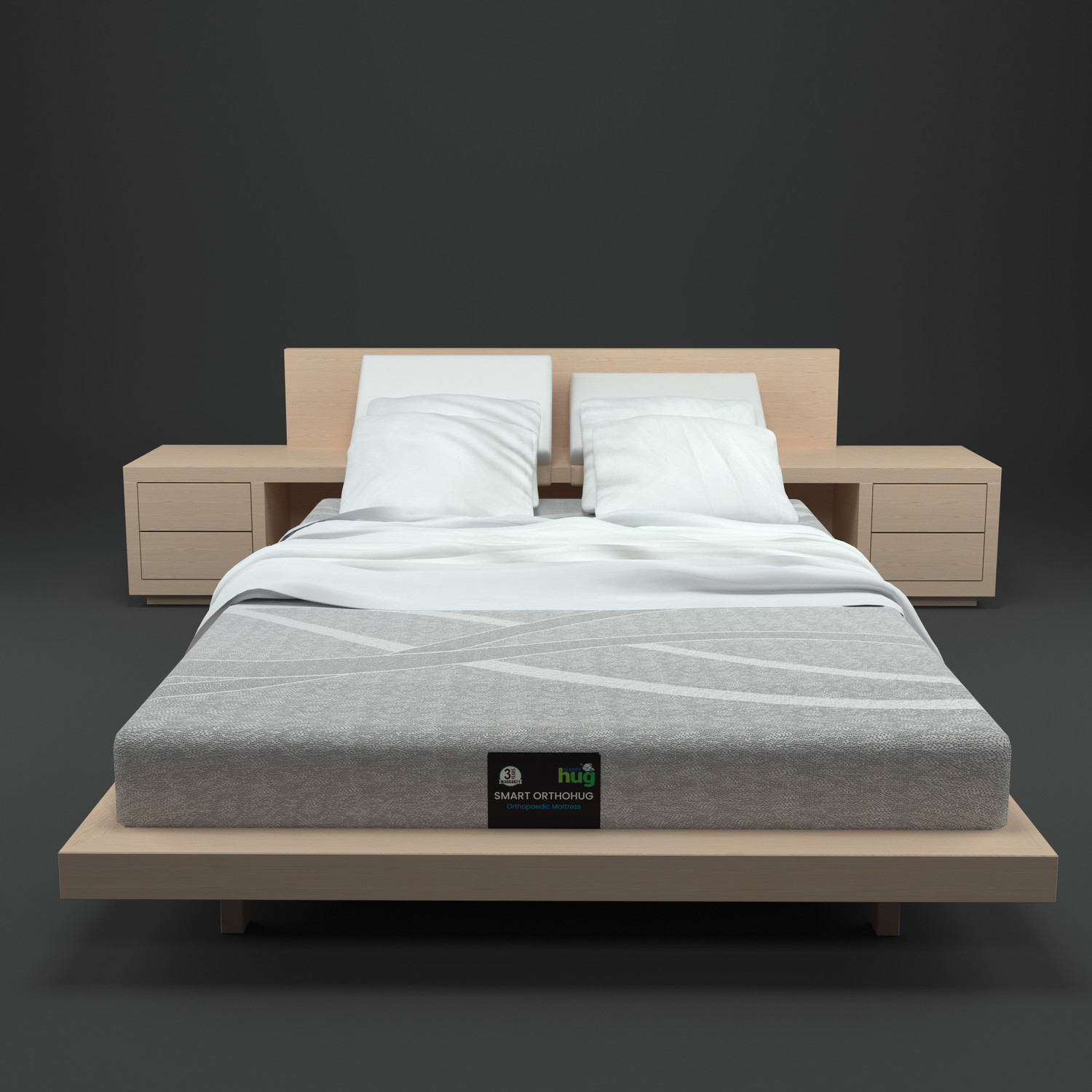 SleepyHug Orthopedic Ortho-Hug 5inch Grey Color 5 inch Single High ...