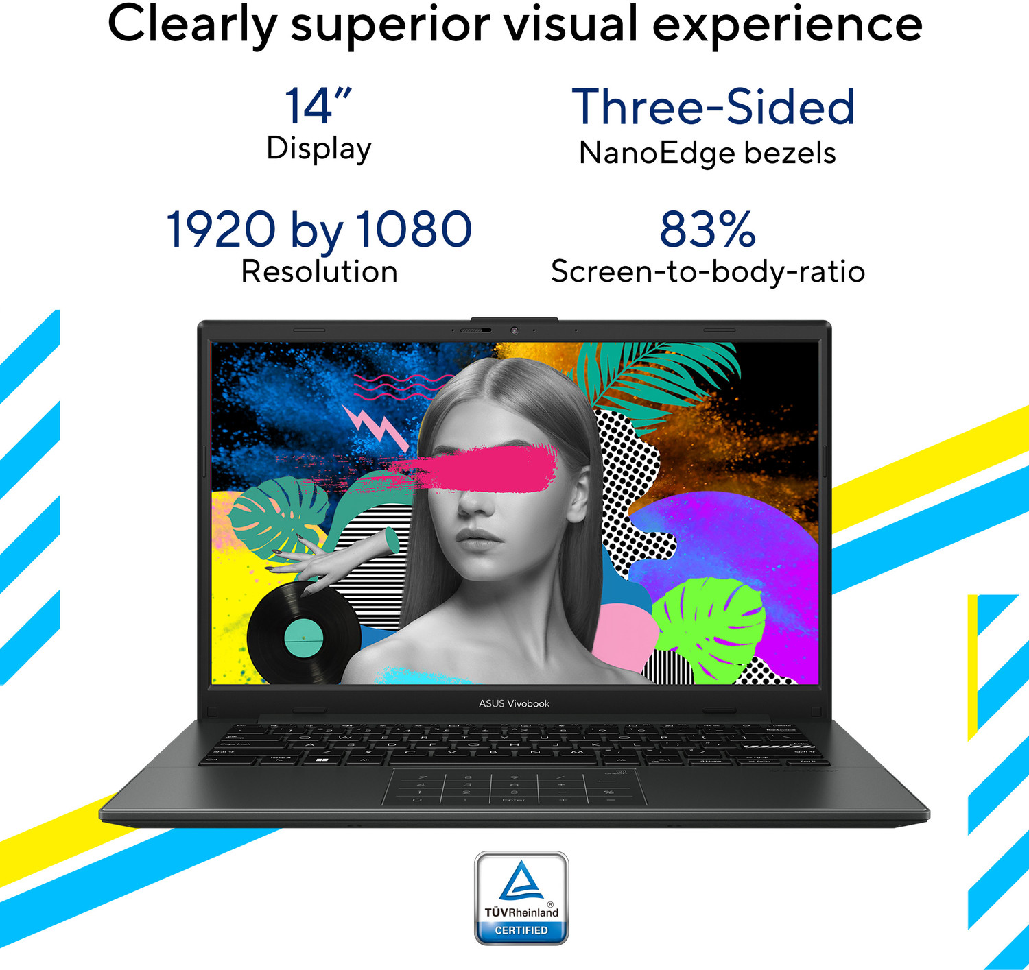 ASUS Vivobook Go 14, Equivalent to Intel 12th Gen, Intel Core i3 N305 ...