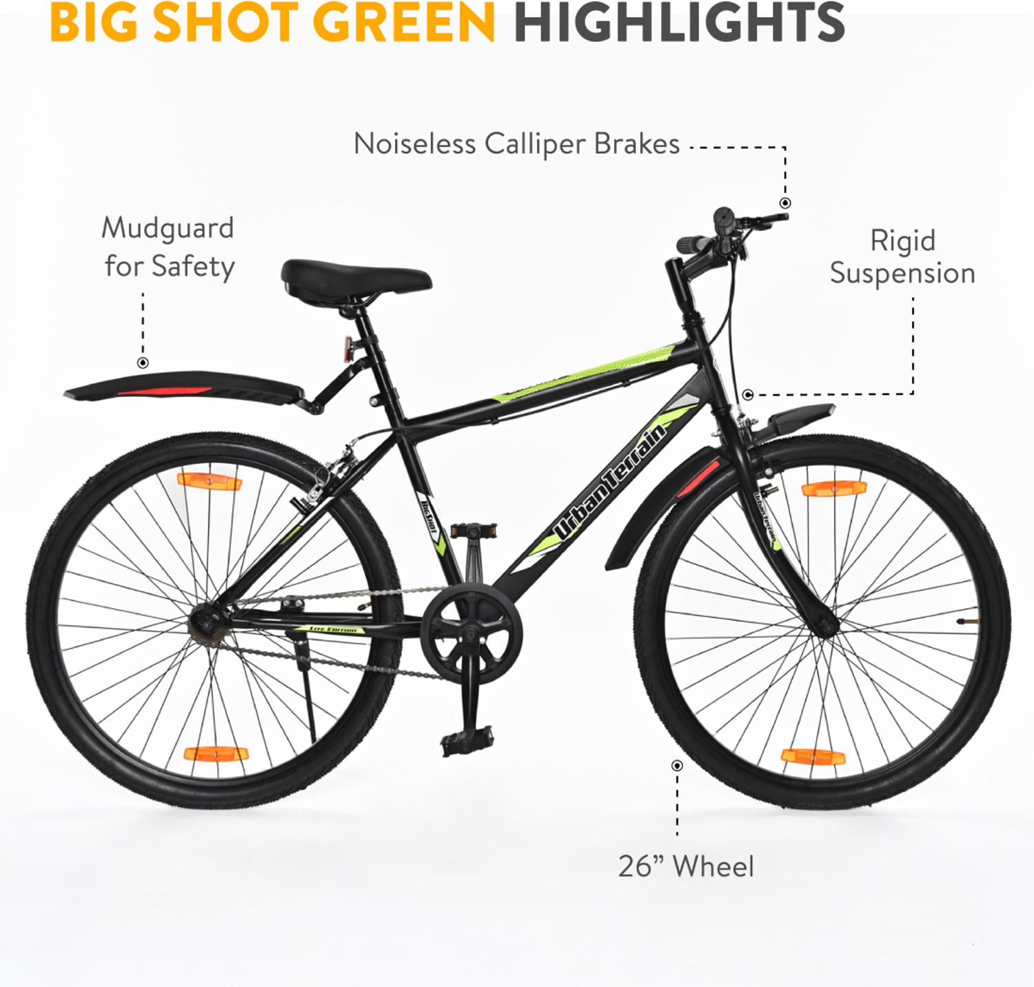 Urban Terrain Bigshot MTB Cycles For Men with Cycling Event & Ride ...