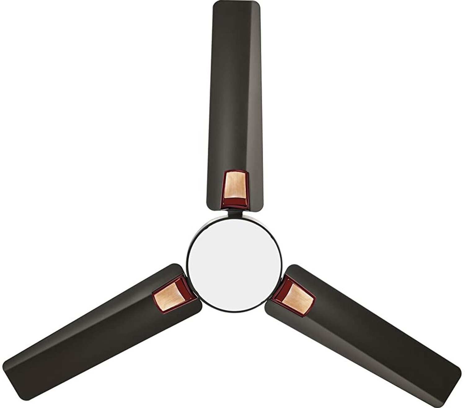 Singer Vigor LED Fan 1200 mm 3 Blade Ceiling Fan (Brown | Pack of 1 ...