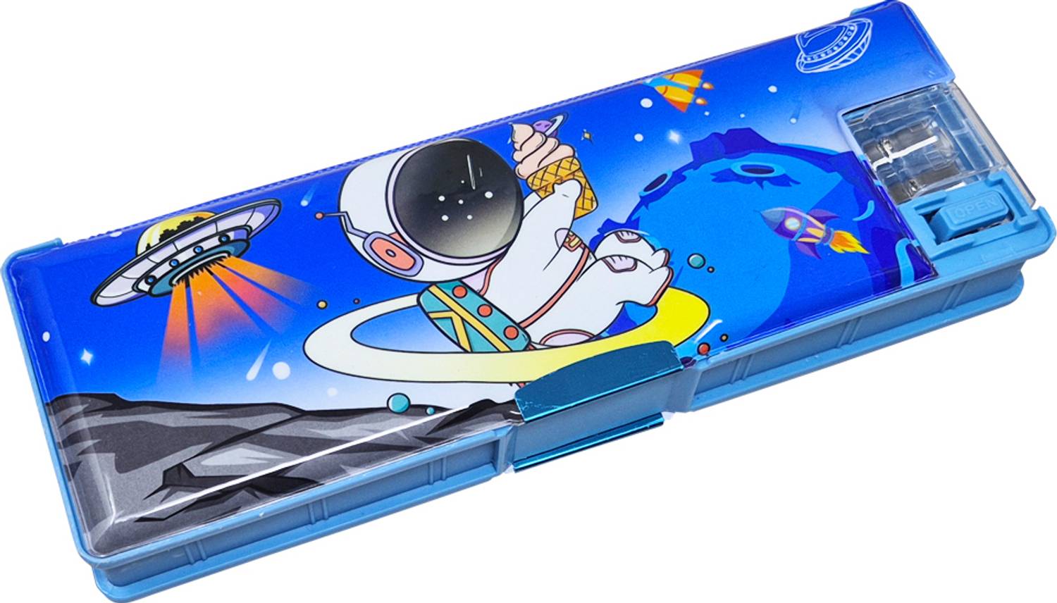 Parteet Premium Quality Pencil Box with LED Light, 2 Compartment, Dual ...