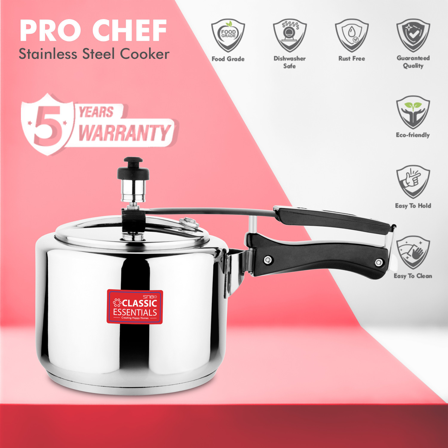 Classic Essentials Prochef ISI Certified Inner Lid 3 L Inner Lid ...