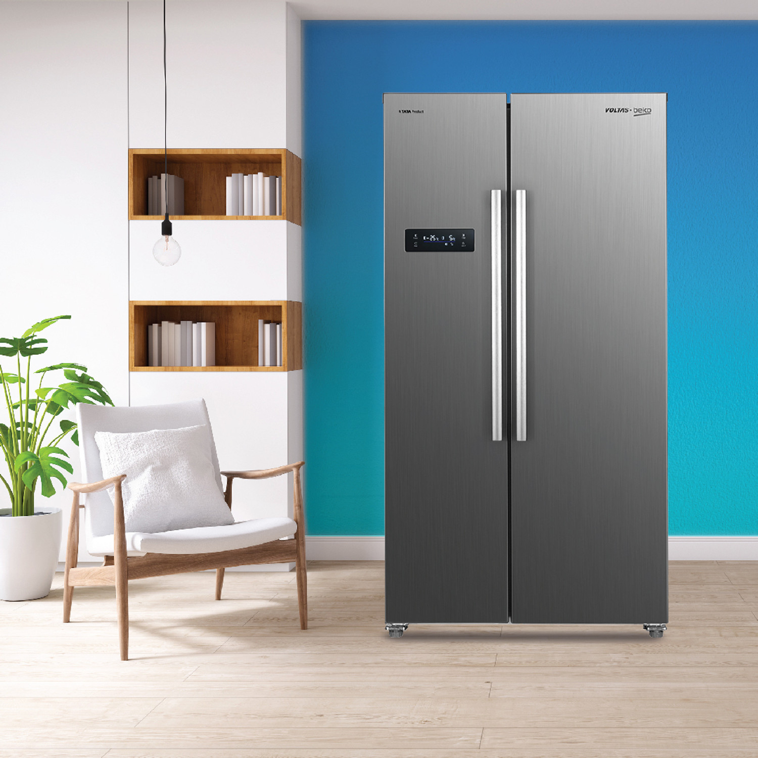 Voltas Beko by A Tata Product 563 L Frost Free Side by Side ...