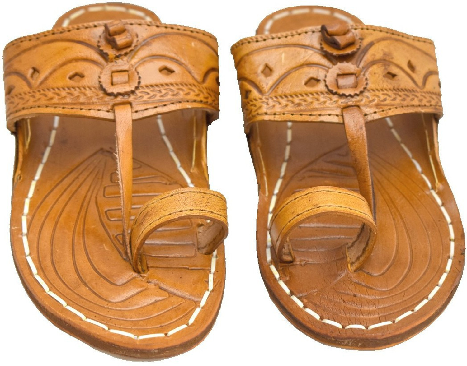 Kolhapuri Men Tan Sandals - Price History