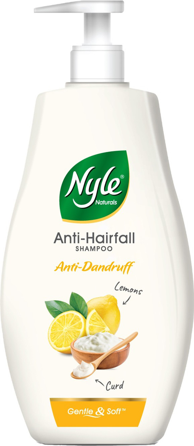 Nyle Naturals Anti Dandruff Shampoo|For Dandruff Free Hair |With Curd ...