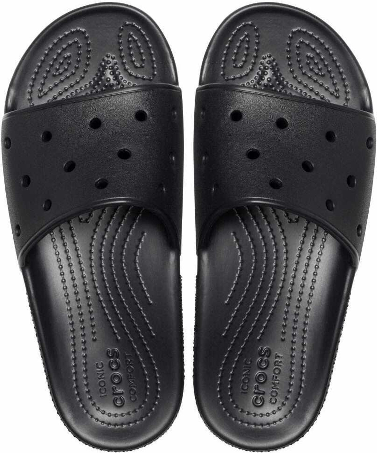 CROCS Women Classic Crocs Slide Slides (Black , 4) - Price History
