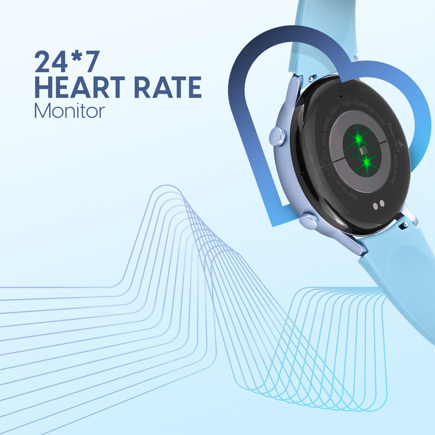 Fastrack Reflex Play+ 1.3 AMOLED Display|BT Calling|25+ Sports Modes ...