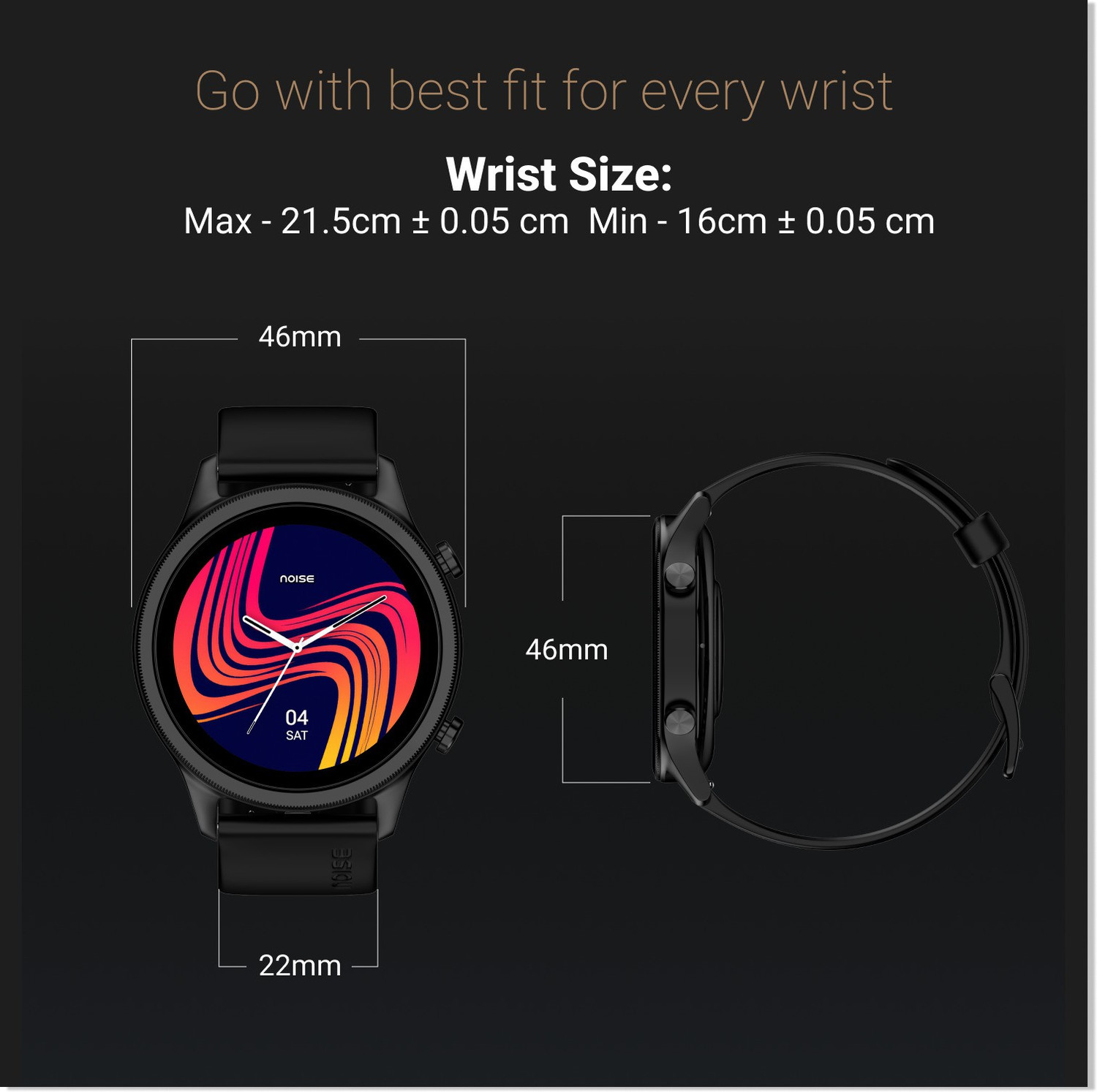 Noise Evolve 3 1.43 inch AMOLED Always-On Display with Bluetooth ...