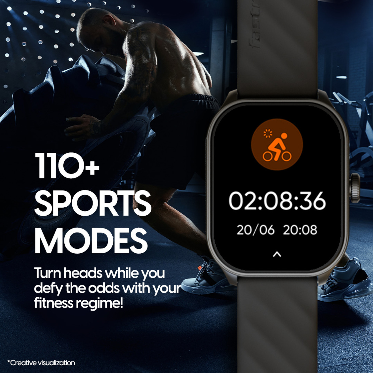 Fastrack FS1 Pro|World's First,1.96 inch Super AMOLED|Highest ...