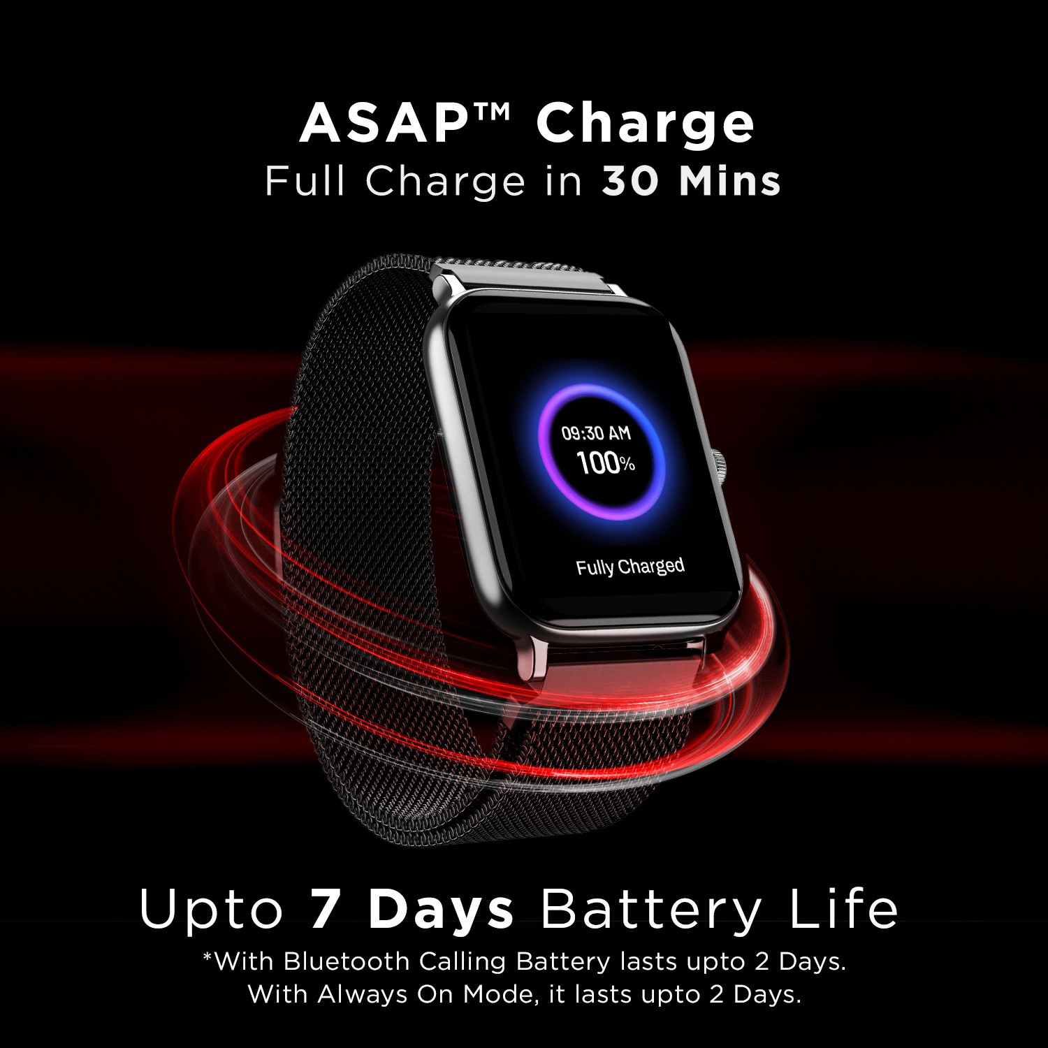 boAt Storm Pro with 4.52 cm(1.78 inch) AMOLED Display, 700+ Active ...