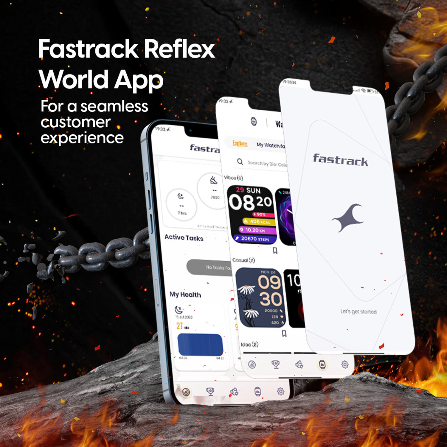 Fastrack Pro|1.3Inch AMOLED display with 600 Nits|Advanced BT Calling ...