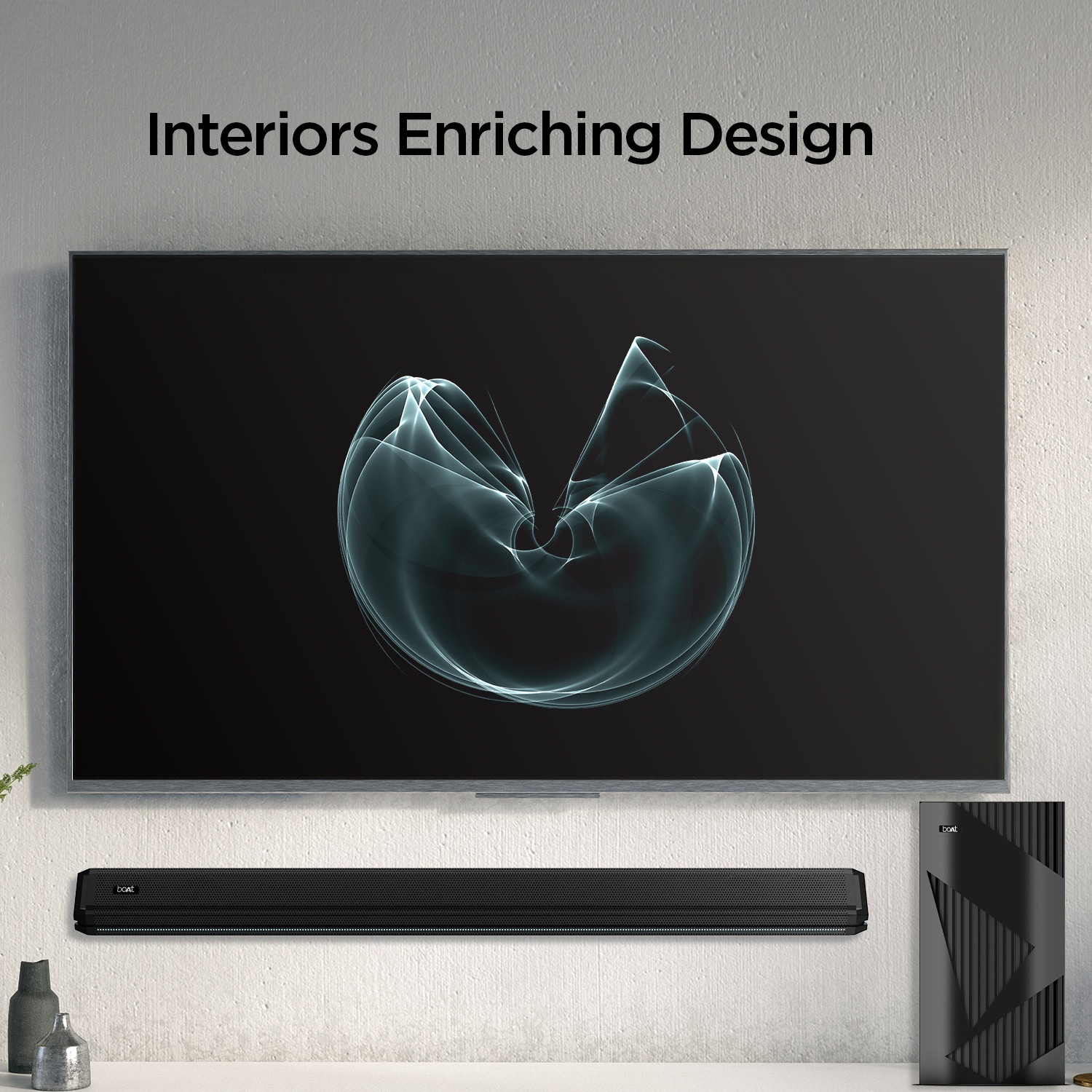 boAt Aavante 1550 Pro /Plus w / Exquisite Design, LEDs & Master Remote ...