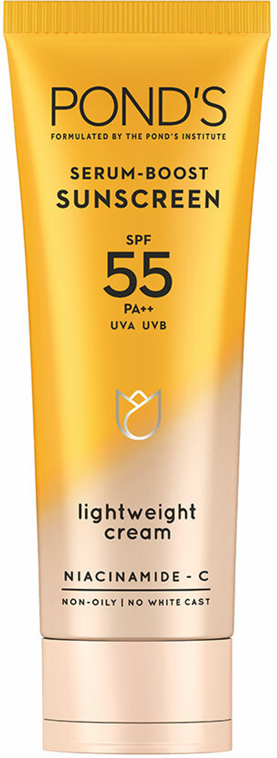 POND's Serum boost Sunscreen cream - SPF SPF 55 (50 g) | Price History