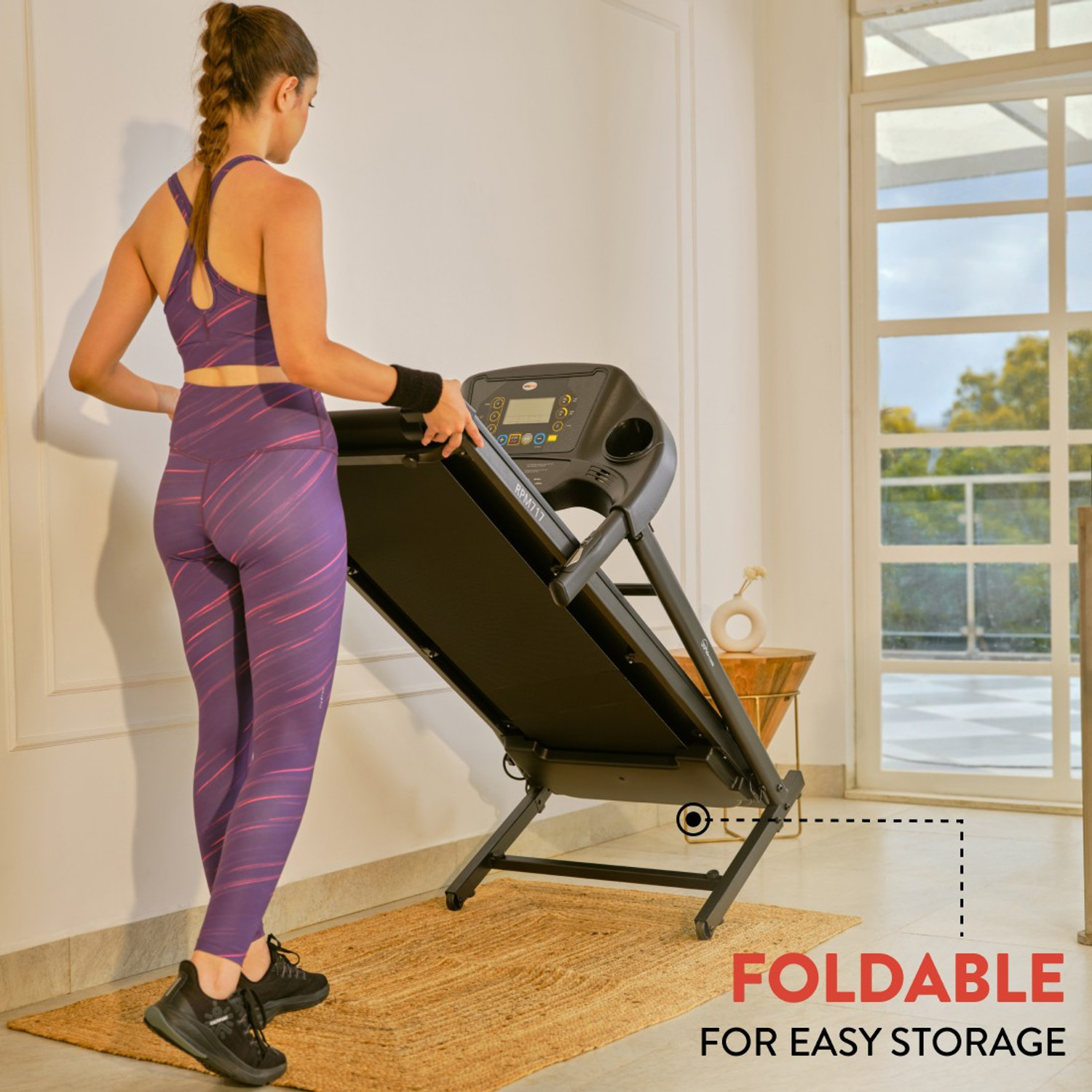 RPM Fitness by Cultsport RPM717 2HP Peak Motorized Treadmill with Free ...