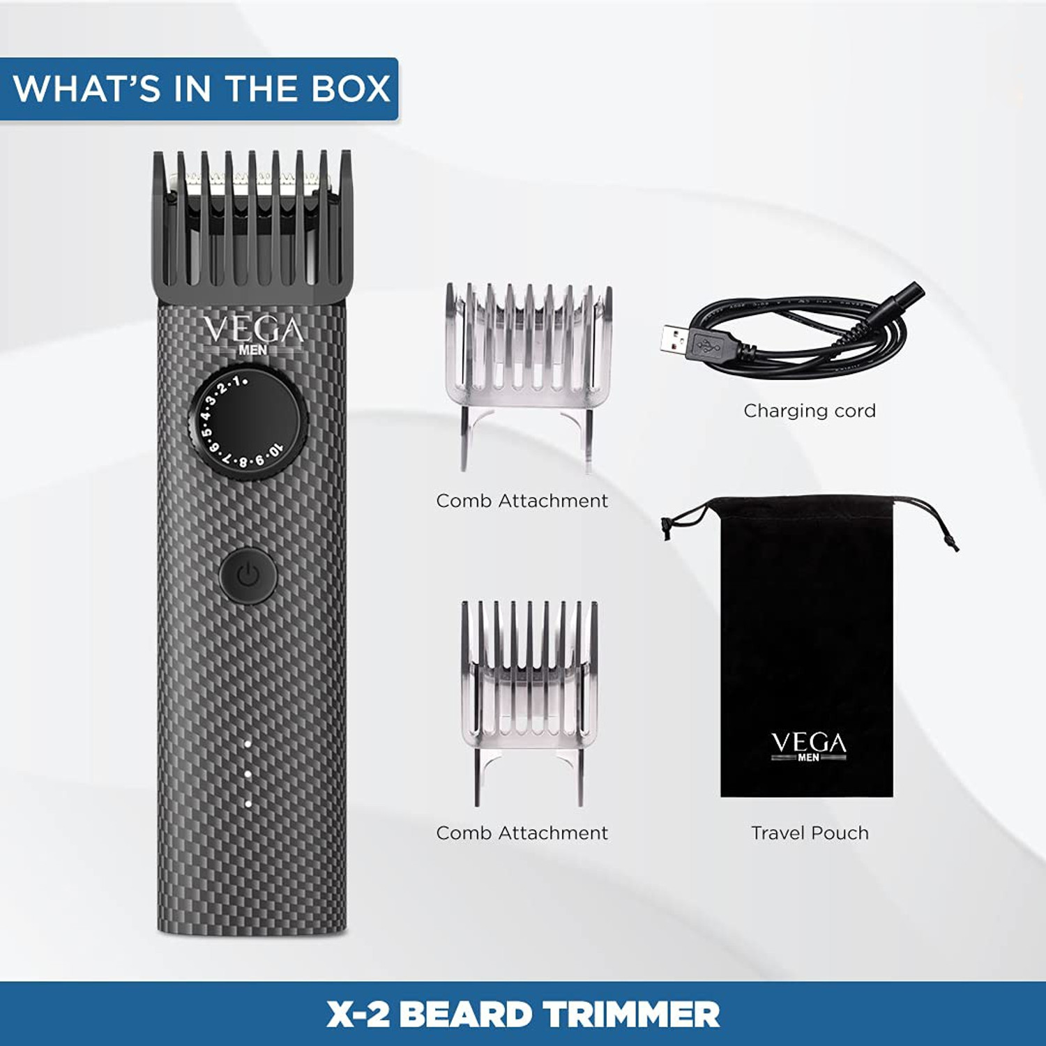 VEGA VHTH-17 Fully Waterproof Trimmer 90 min Runtime 40 Length Settings ...