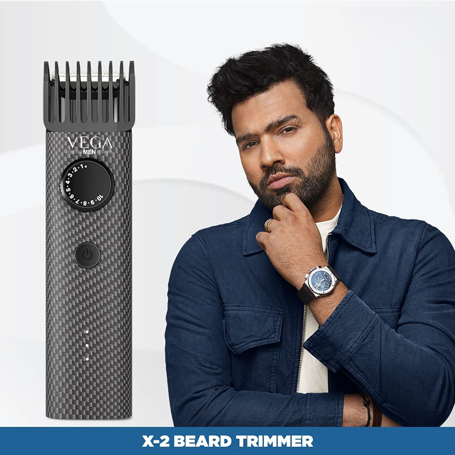 VEGA VHTH-17 Fully Waterproof Trimmer 90 min Runtime 40 Length Settings ...