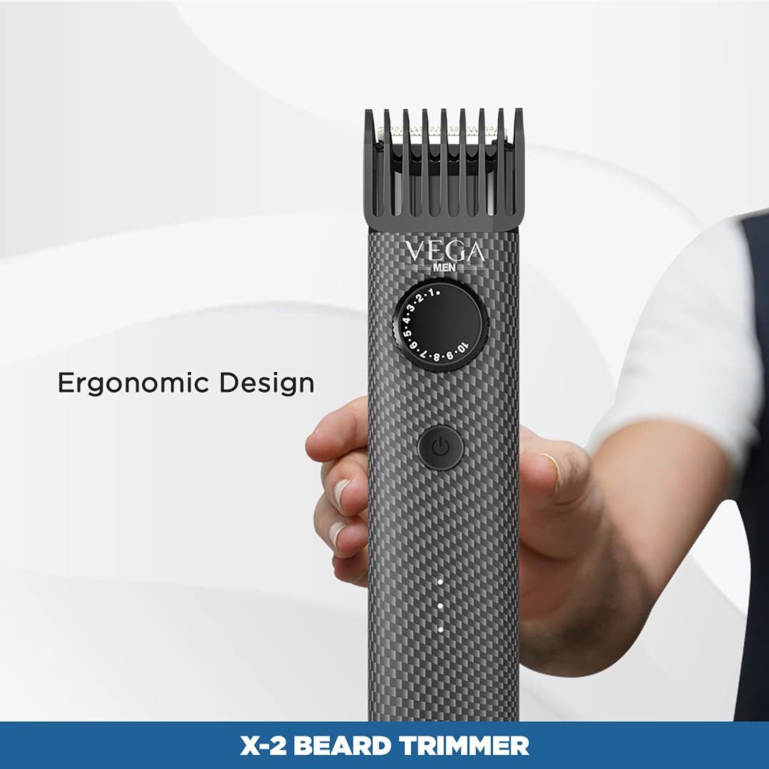 VEGA VHTH-17 Fully Waterproof Trimmer 90 min Runtime 40 Length Settings ...