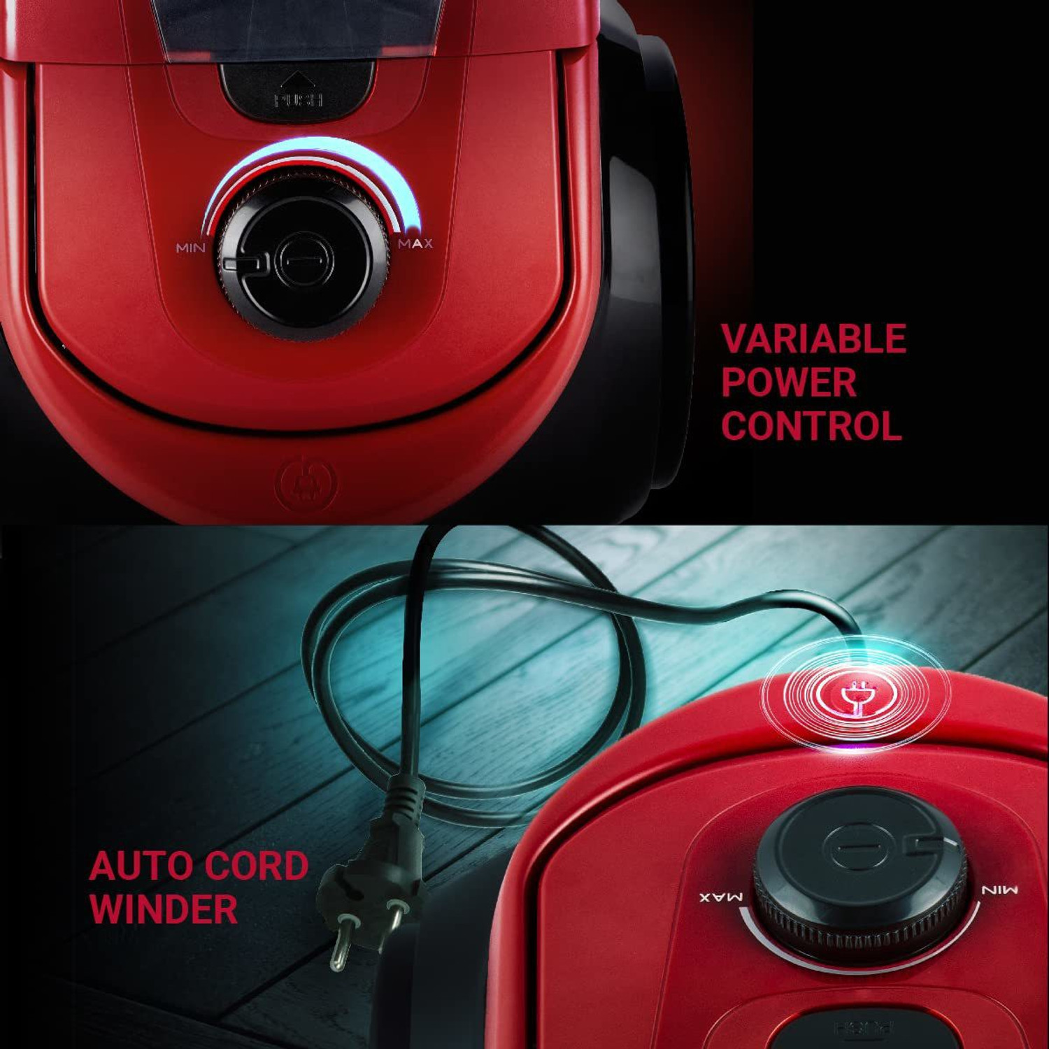 EUREKA FORBES Super Vac Bagless Dry Vacuum Cleaner (Black, Red) - Price ...