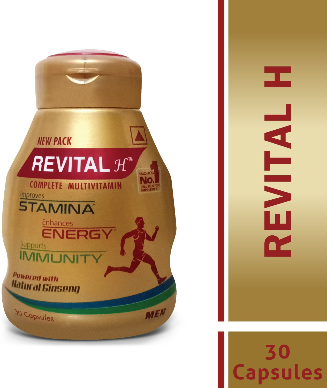 Revital Men Multivitamin with Calcium, Zinc & Ginseng for Immunity ...