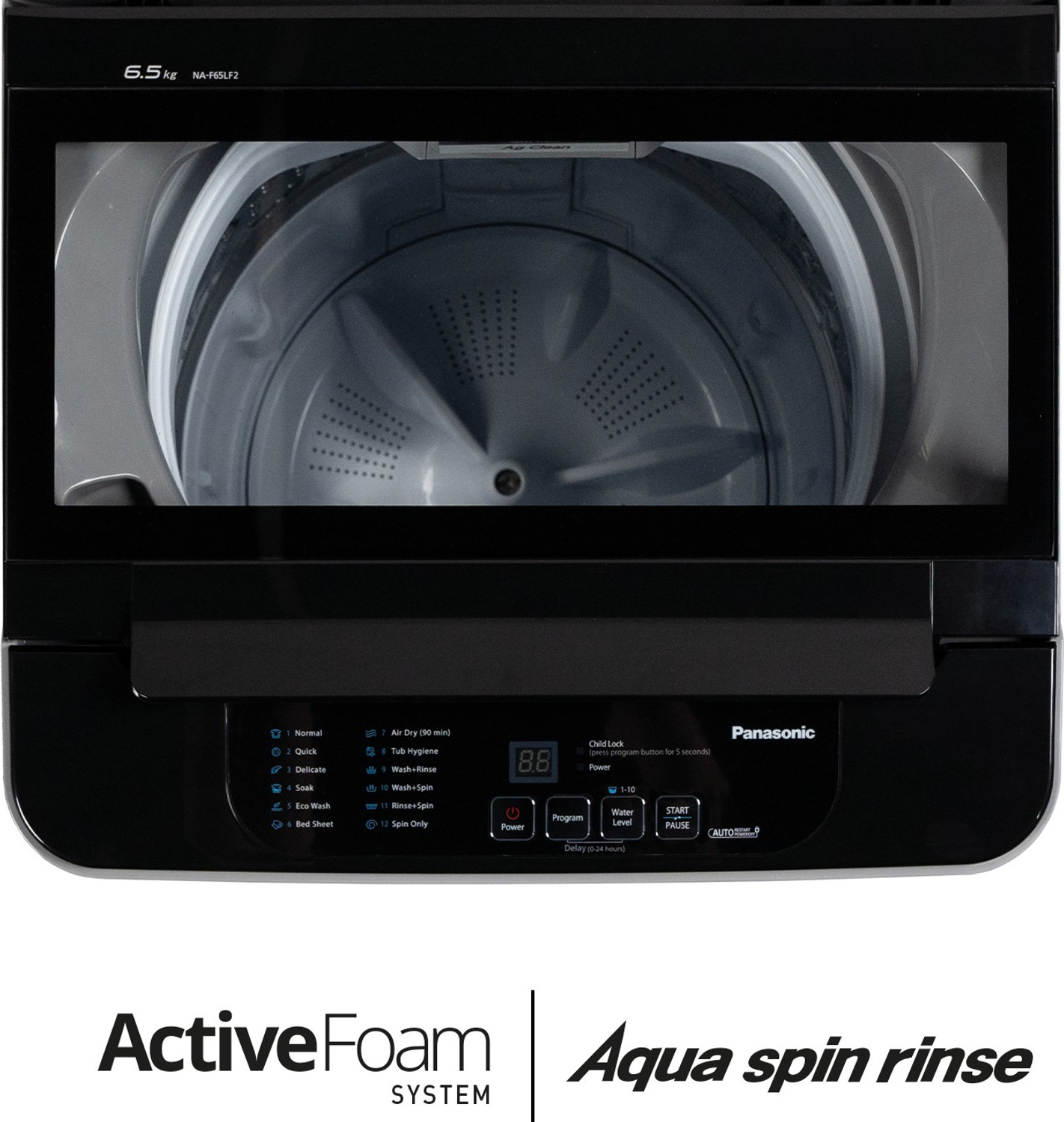 Panasonic 6.5 kg 12 Wash Programs Active Foam Wash Fully Automatic Top ...