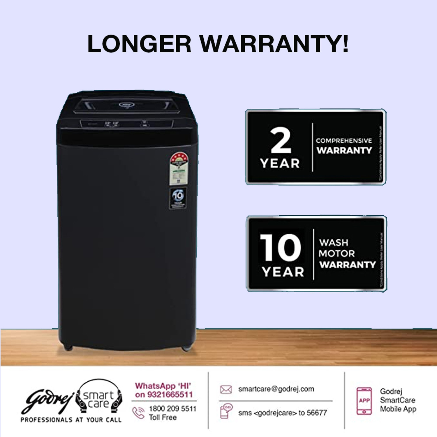 Godrej 6.5 kg 5 Star With I-Wash Technology Washing Machine Fully ...