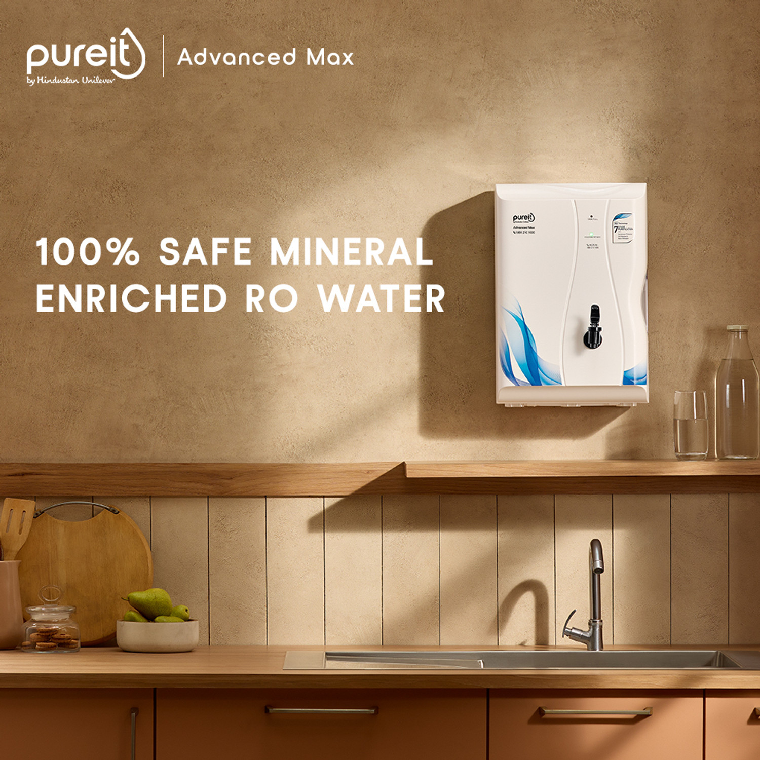 Pureit by HUL Advanced Max 6 L Mineral RO + UV + MF + MP Water Purifier ...
