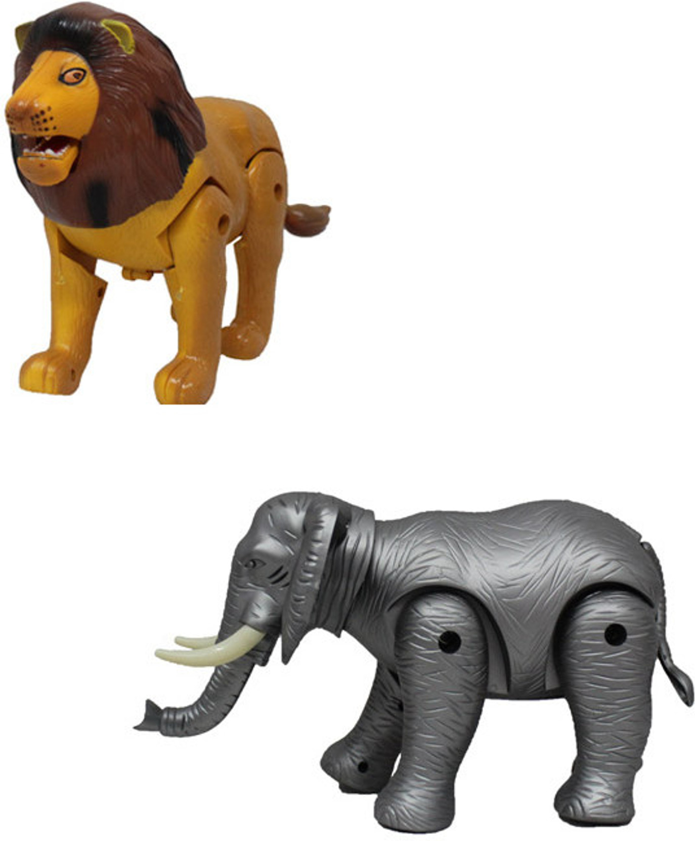 Smartkshop Lion and Elephant Battery Operated Toy Animal For Kids Gift ...
