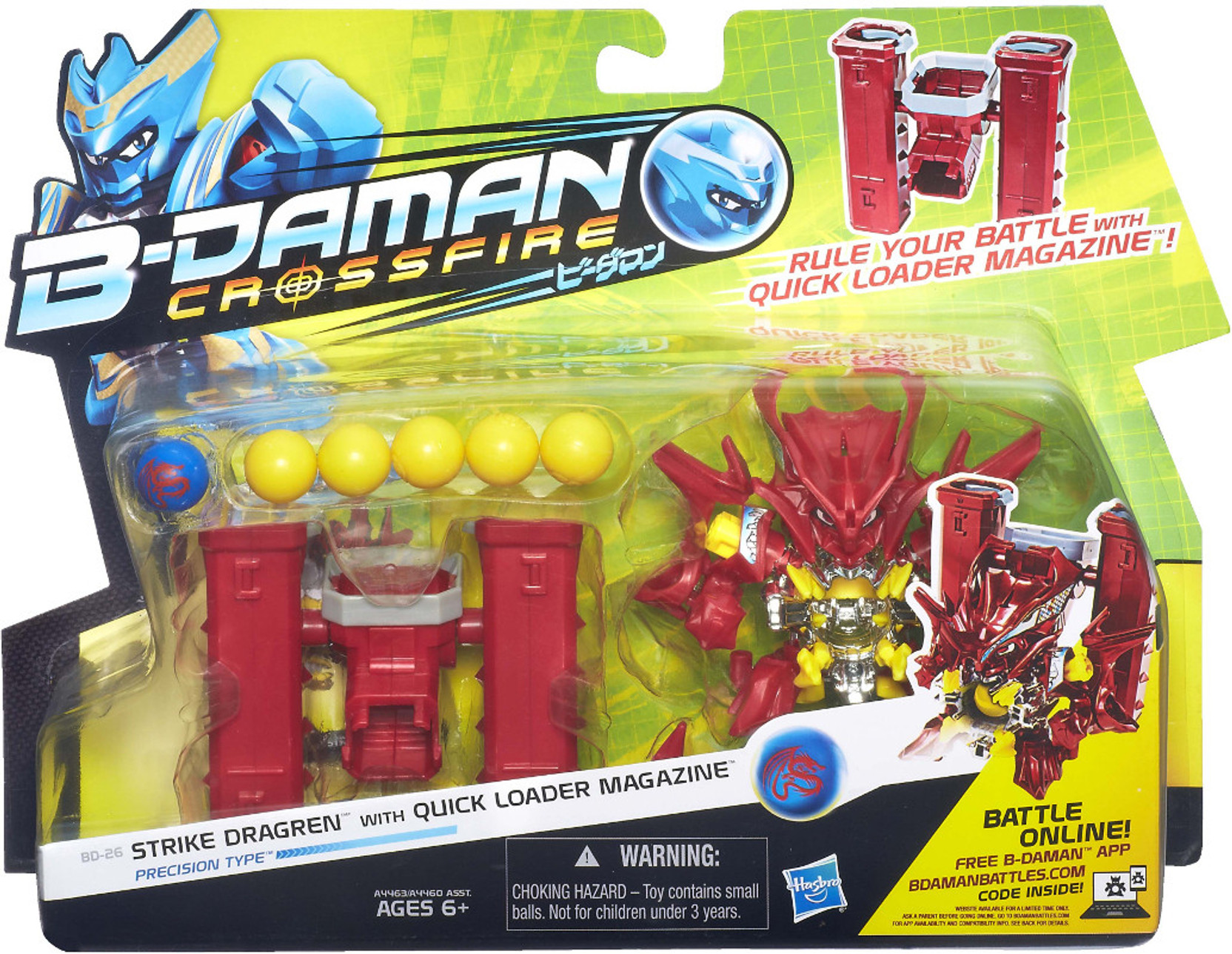 Takara Tomy B-Daman Crossfire - Strike Dragren With Quick Loader ...