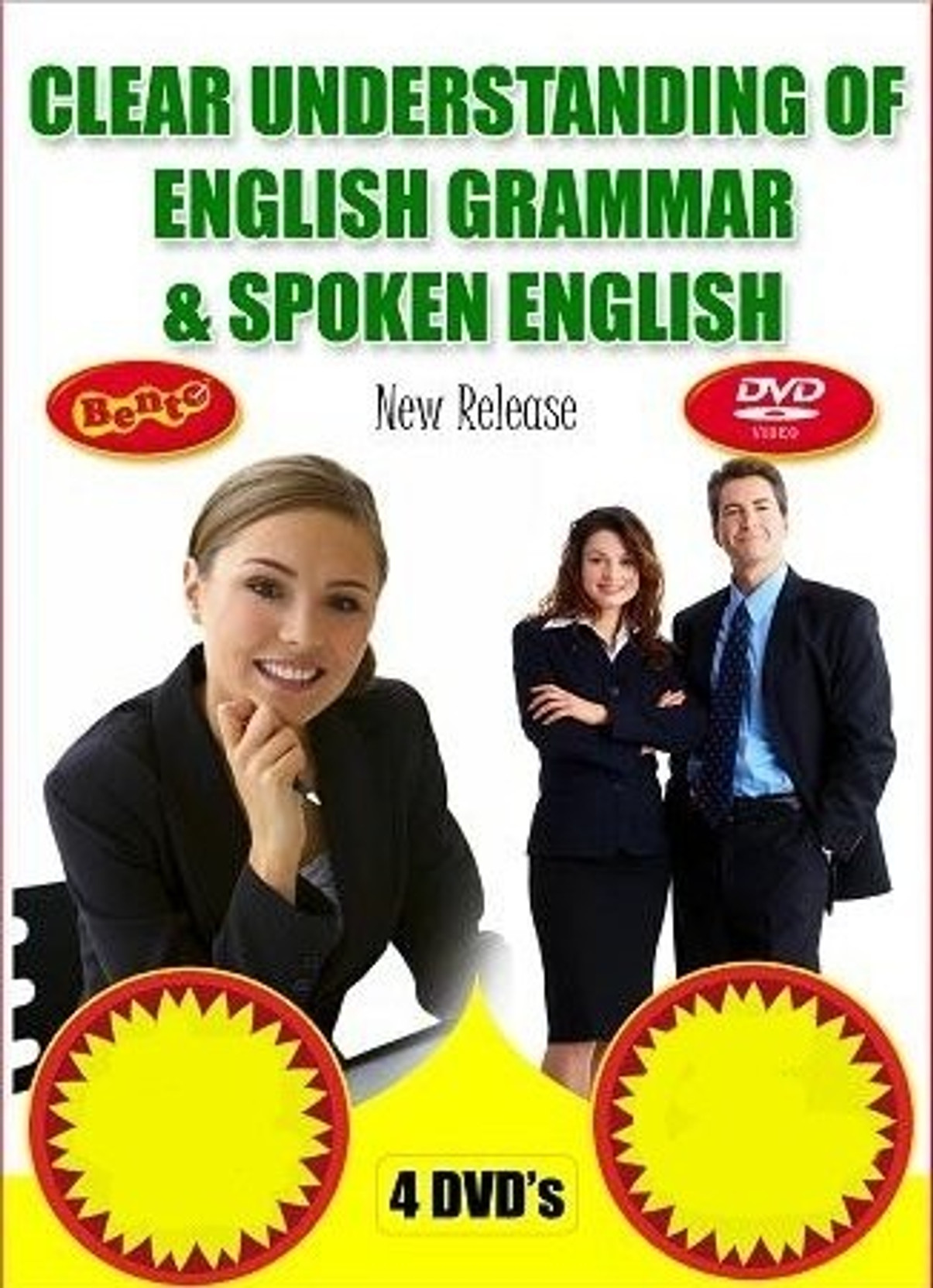 Clear Understanding Of English Grammar & Spoken English - 4 DVD Pack ...