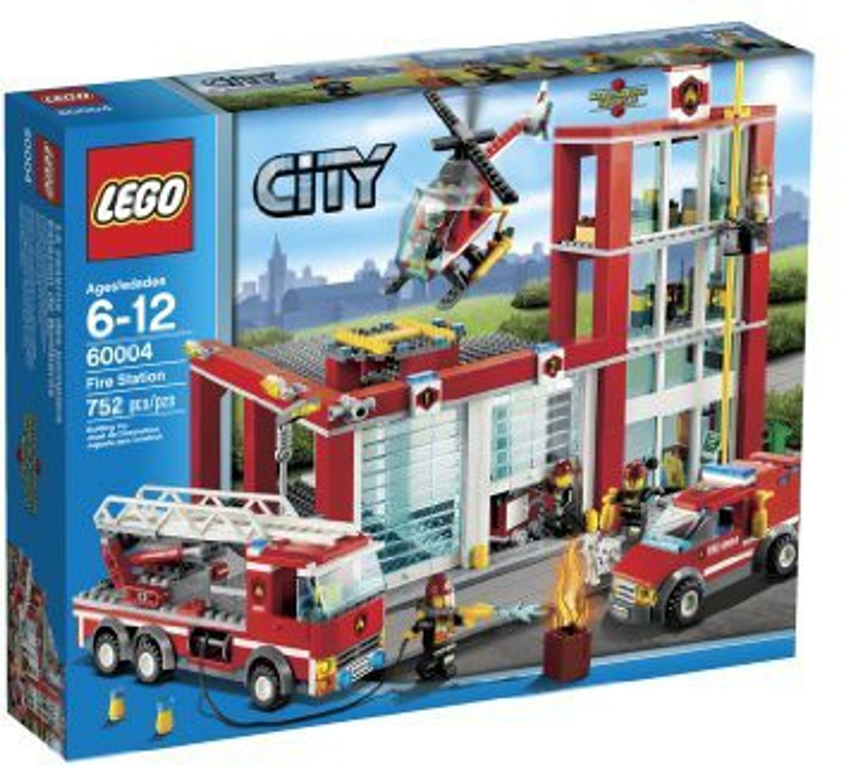 Lego City Fire Station 60004 - City Fire Station 60004 . shop for Lego ...