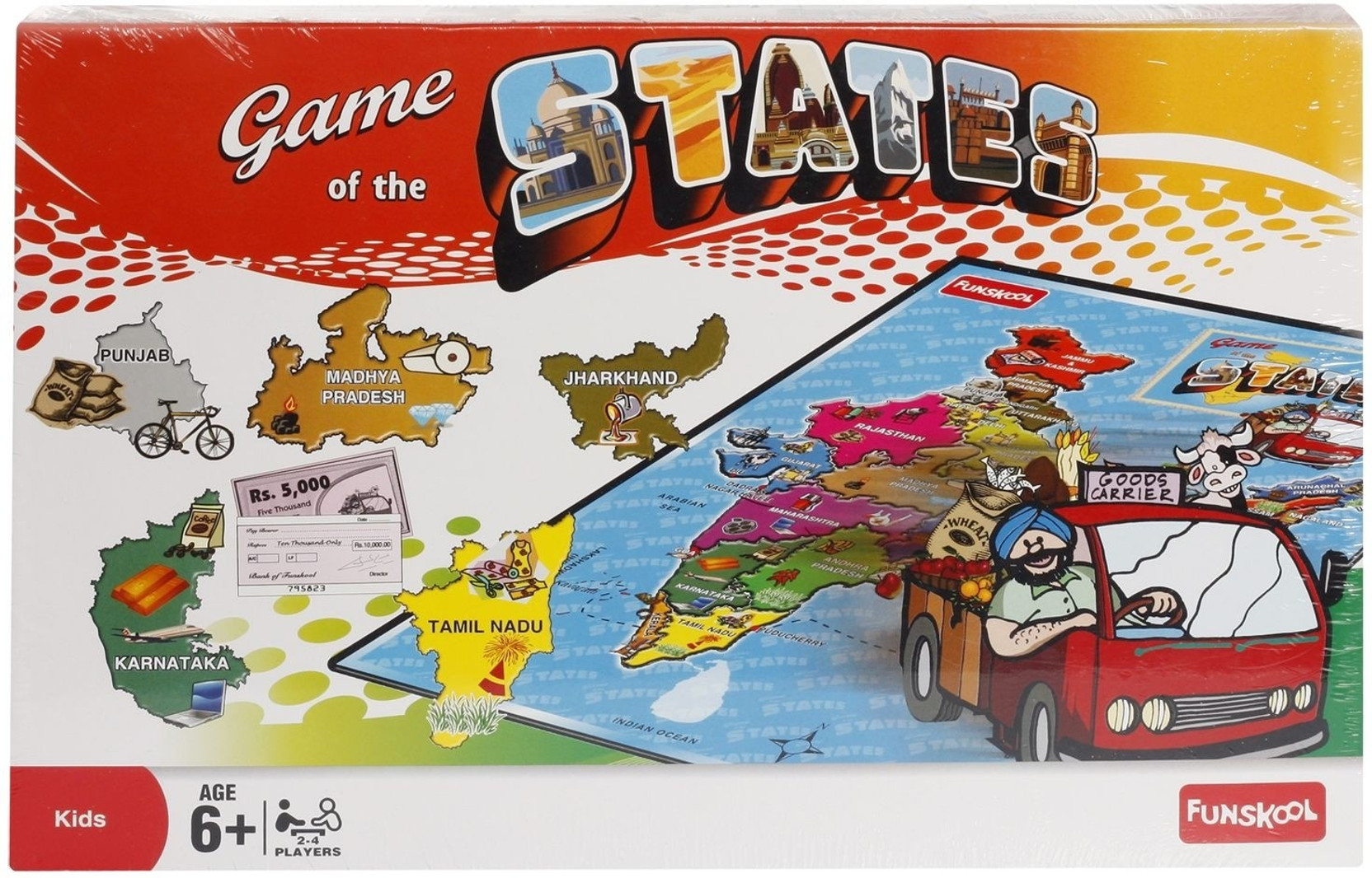 Funskool Game of the States Board Game - Game of the States . shop for ...